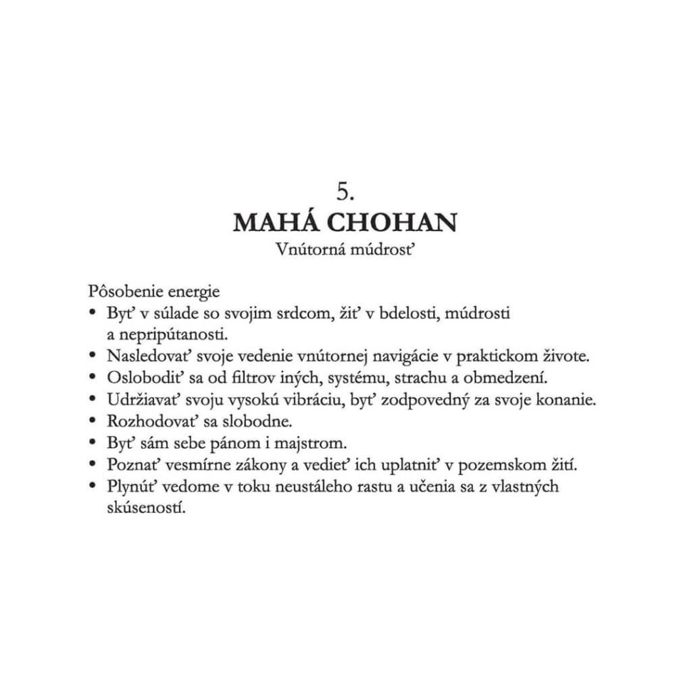 Reprodukcia obrazu Svetelní Majstri – Maha Chohan | Slnko v Srdci